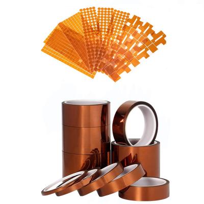 China 110 Micron Kapton Tape PI Tawny Polyimide Electrical Insulating Tape for sale