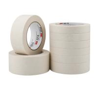 China 3M™2214 White Masking Tape Car Paint Masking Adhesive High Viscosity Hand Tear Without Residue for sale