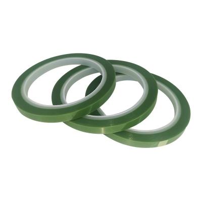 China 3M851ST Silicone PET Transparent Tape High Temperature Resistant Green Single Side Adhesive 0.06mm for sale