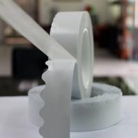 China Serrated Wavy Edge Zipper Double-sided Cotton paper Tape For Carton Envelope for sale