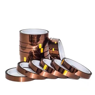 China Tesa 51407  High Temperature Resistance 260 Degrees Kapton Polyimide Tape Antistatic Tawny for sale