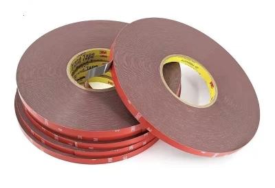 China 3M 4229P  Heat Resistant Adhesive Tape  0.76MM Double Sided Tape For Cars Thickening Dark Grey Sponge for sale