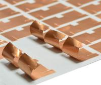 China Die Cutting Copper Foil Tape Resistance 0.05Ω EMI Shielding Copper Tape for sale