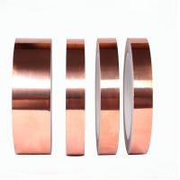 China 50μm Thickness  Electromagnetic shielding Pure Copper Foil Tape for sale