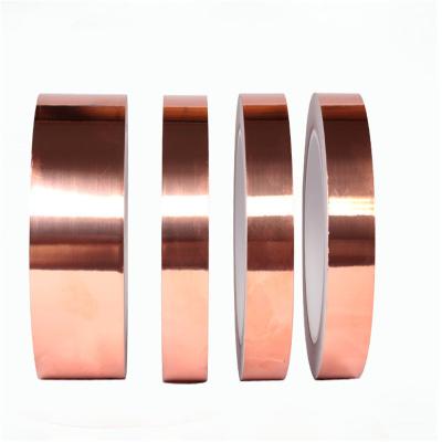 China 50μm Thickness  Electromagnetic shielding Pure Copper Foil Tape for sale