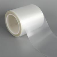 China Silicone Coated 0.05mm Transparent Mesh PET Polyester Protective Film for sale