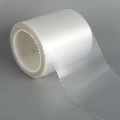 China Silicone Coated 0.05mm Transparent Mesh PET Polyester Protective Film for sale