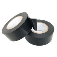 China Black PVC Electrical  Insulating Tape With Resistance To 600V High Voltage for sale