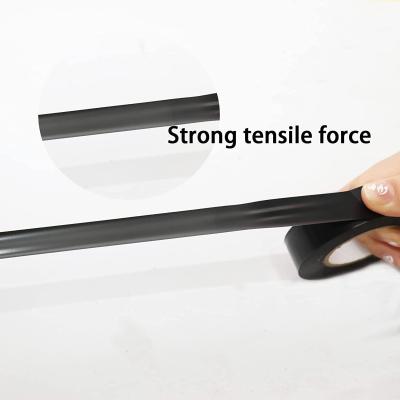 China Black PVC Electrical  Insulating Tape With Resistance To 600V High Voltage for sale