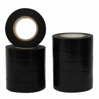 China Black PVC Electrical  Insulating Tape With Resistance To 600V High Voltage for sale