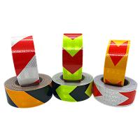 China PVC Highly Reflective Tape Prism Arrow Truck Reflective Sticker for sale