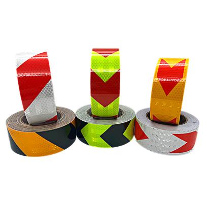 China PVC Highly Reflective Tape Prism Arrow Truck Reflective Sticker for sale