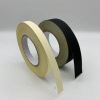 China Black and white flame-retardant acetate fabric self-adhesive tape for sale