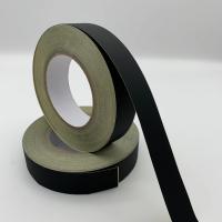 China Black and white flame-retardant acetate fabric self-adhesive tape for sale