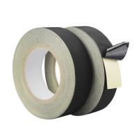 China Acetic fabric cloth tape Black high adhesion and can temperatures up to 130℃ for sale