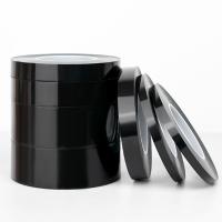 China 0.06mm Black Kapton tape Silicone Adhesive light shielding PCB tape for sale