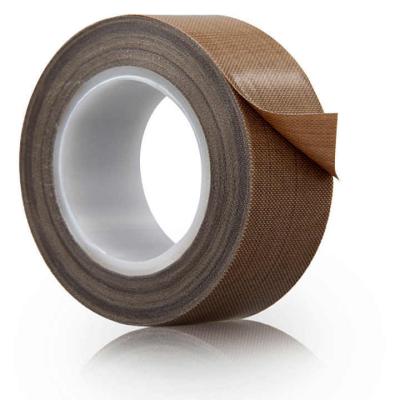 China High-temperature non-stick surface PTFE-coated Fiberglass Cloth Tape for welding, hot pressing and heat sealing, vacuum use for sale