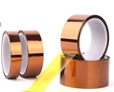 China 260°C High Temp 60μm PI Kapton Tape Silicone Adhesive Polyimide Film Tape for sale
