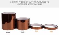 China High Temperature Resistant 70μm Kapton Polyimide Tape | Silicone Adhesive | 260°C for sale