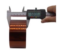 China Industrial Grade 50μm PI Kapton Tape for Electrical Insulation with Silicone Adhesive for sale