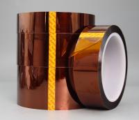 China 260°C Heat Resistant Polyimide PI Kapton Tape, 50μm Thickness with Silicone Adhesive for sale