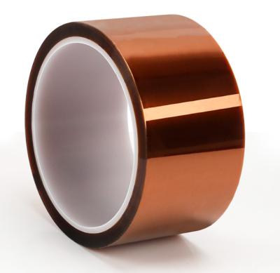 China Electronic Grade 50μm Polyimide Tape with Silicone Adhesive for Circuit Board Protection for sale