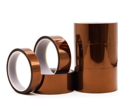 China Kapton Polyimide Tape 50 Micron Thickness Heat Resistant Tape for Electrical Insulation and Automotive Battery Protection for sale