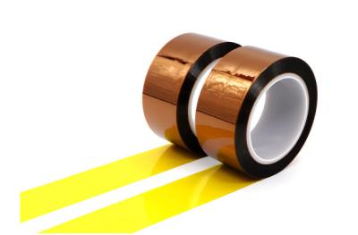 China 50 Micron Kapton Polyimide Tape with Silicone Adhesive for Industrial Heat Resistant Electrical Insulation and Thermal Protection Applications for sale