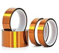 China Kapton Polyimide Tape 50 Micron Thickness Silicone Adhesive Tape for Electrical Insulation Thermal Protection and SMT PCB Masking for sale