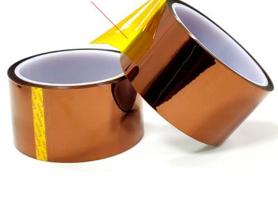 China Kapton Polyimide Tape with Silicone Adhesive 50 Micron Thickness for Circuit Board Electrical and Thermal Protection for sale