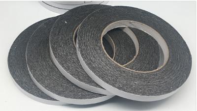 China Black Double Sided Tissue Tape, High Viscosity Rubber Adhesive Tape for Architectural Decoration for sale