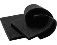 China INOAC C-4305 Black CR Foam Roll High Density Neoprene Sponge Rubber for Gaskets, Vibration Damping, Cushioning and Sealing. for sale
