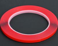 China Clear Acrylic Double Sided Tape with Red Liner, Super Strong Viscous Nano Adhesive Tape, Industrial Grade Waterproof Tape for Metal, Glass, Plastic, Wood for sale