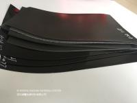 China 0.7mm Black SGS SR-S-15P Urethane Foam Polyurethane foam With PET Support for sale