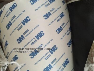 China 9448A 3M Heat Resistant Acrylic Double Sided Adhesive Tape , Translucent Non Woven Tissue Tape for sale