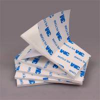 China Viscoelastic 0.8mm RP45 Die Cut Adhesive Tape With Conformable Foam Core , 3M VHB Double Sided Tape for sale