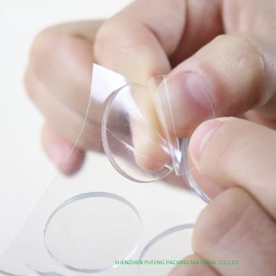 China Die Cutting Double Sided Foam Tape Disc Washer Gasket 3m Clear Adhesive Dots for sale