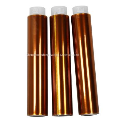 China Kapton heat-resistant tape Amber PI film for PCB insulation，40-160μm thick for sale