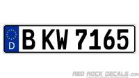 China 380V European Level Number Plate Machine With Ce And Iso Certification for sale