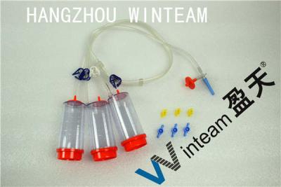 China Double Layer Packaging Sterility Test Canister SS304 Needle 50mm Diameter Filter for sale