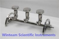 China 3 - Head Millipore Vacuum Filtration System Membrane Filter Holder 47mm For Lab for sale