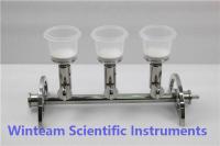 China 0.22μM Membrance Sterility Testing Unit , 3 Filter Vacuum Filtration Equipment for sale