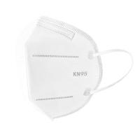 China White 3 Layers KN95 Disposable Masks Non - Woven Fabric For Protection for sale