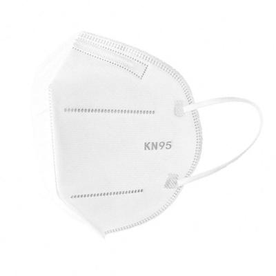 China White 3 Layers KN95 Disposable Masks Non - Woven Fabric For Protection for sale