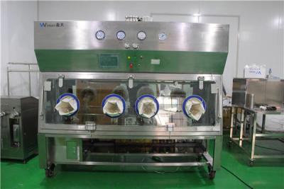 China 60db Vhp Sterilization Dispensing Single Side Positive Pressure Isolator for sale