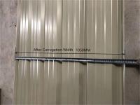 China 1050mm Colour Coated Roofing Sheet Corrugated Steel Sheet Standard ASTM for sale