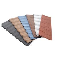 China 1340*420mm Colorful Stone Coated Metal Roofing Tile For Building Material for sale