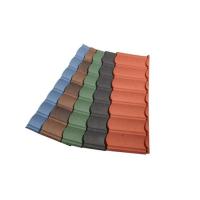 China 1340*420mm Colorful Stone Coated Metal Roofing Tile For Building Material for sale
