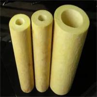 China Thermal Insulation Fiberglass Wool Pipe With High Density For Construction for sale