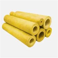 China Thermal Insulation Fiberglass Wool Pipe With High Density For Construction for sale